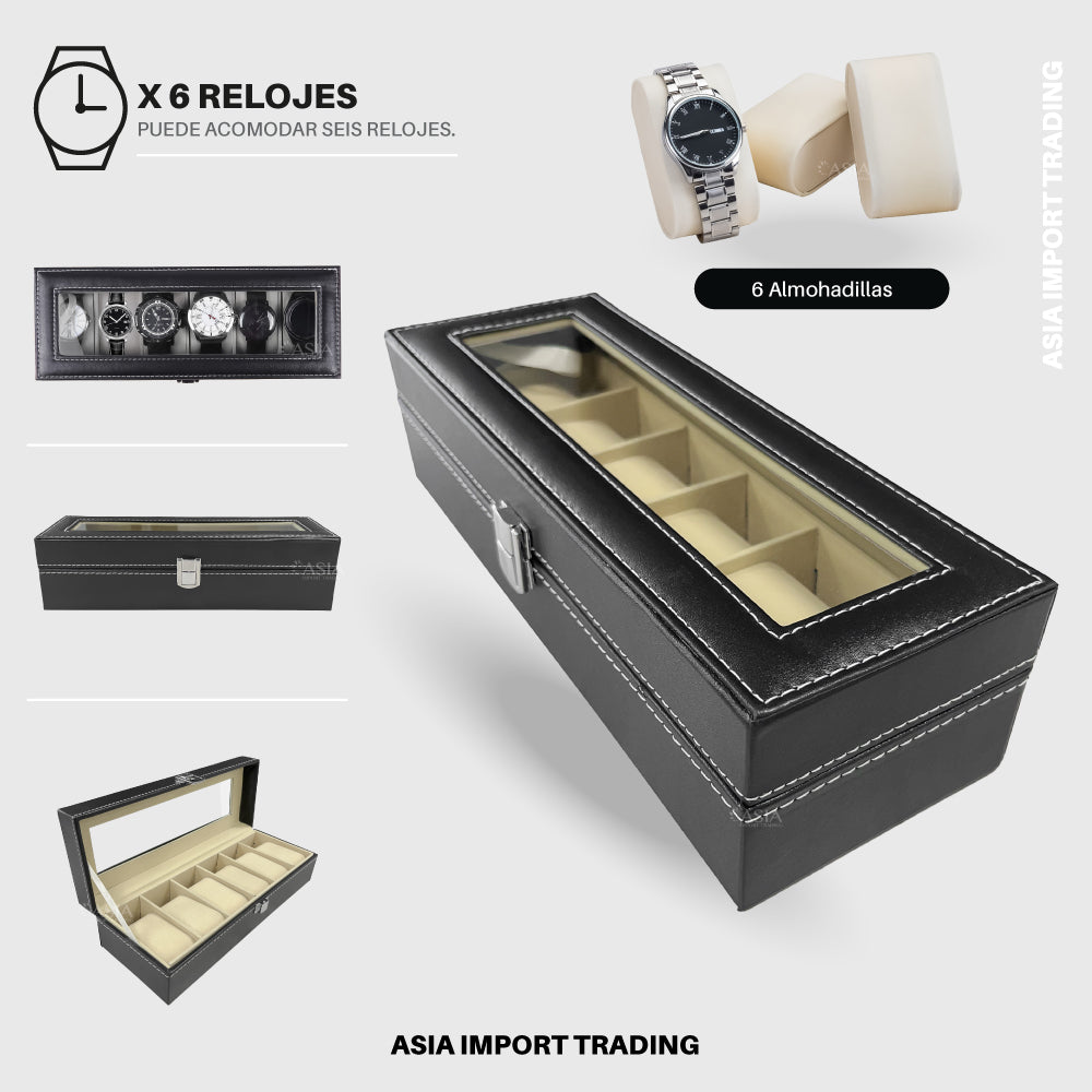 Caja Organizadora 6 Relojes Asiaimportchile